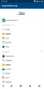 Wie nutze ich eigentlich IServ auf dem Handy?